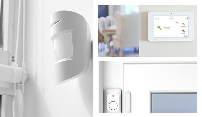 Glass Break Detector Installation