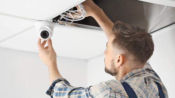 Dome Camera Installation in Los Angeles