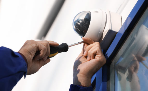 Dome Camera Installation in Los Angeles